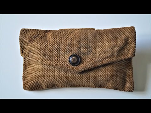 World War Two U.S. M-1942 First Aid Pouch (British Made)