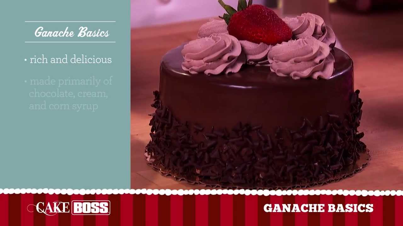 Chocolate Ganache Cake Decorating Basics - Easy Homemade Icing - Cake Boss Baking