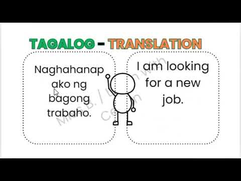 TAGALOG - ENGLISH TRANSLATION TUNGKOL SA PAGLALAKBAY O PAGBILI (ABOUT BUYING & TRAVELING)