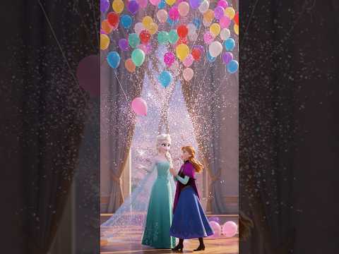 Elsa and Anna's Amazing Balloon Party 🎈 #fun #amazing #heartwarming