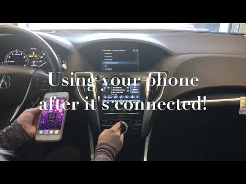 How to Connect your Iphone to the 2018 TLX!