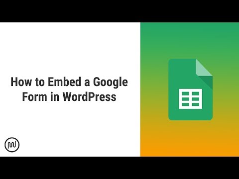 How to Embed a Google Form in WordPress