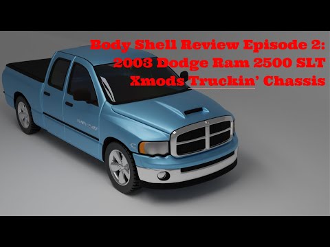 🐏 04 Ram 2500 SLT Body Shell for Xmods Truck・ STL File for ・Cults