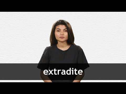 EXTRADITE definition and meaning | Collins English Dictionary