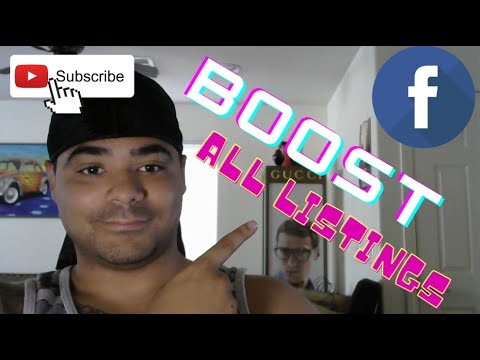 How to boost all Facebook Marketplace listings for free!!