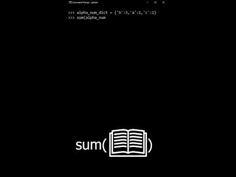 Summing Python Dictionary Values!