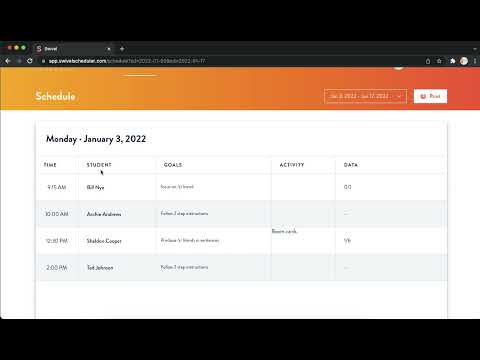 Generating Your Therapy Schedule With Swivel