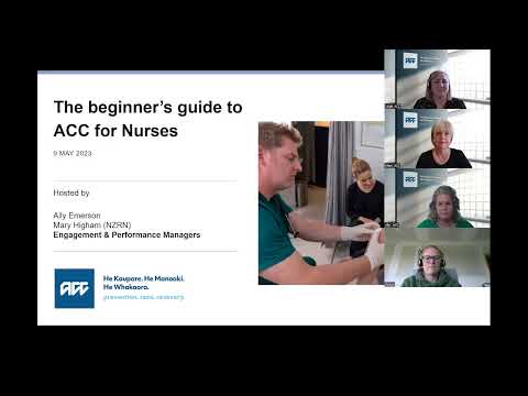 Webinar: The beginner's guide to ACC for nurses
