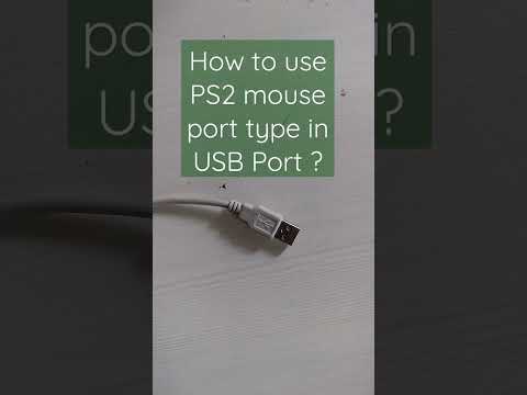 How to use PS2 type mouse in USB PORT #ps2ports #computers 👍🤖🖱️