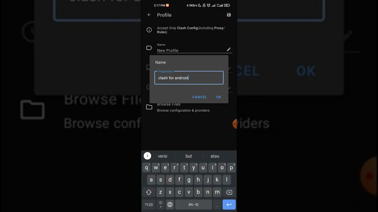 Import Main.yaml Clash For Android