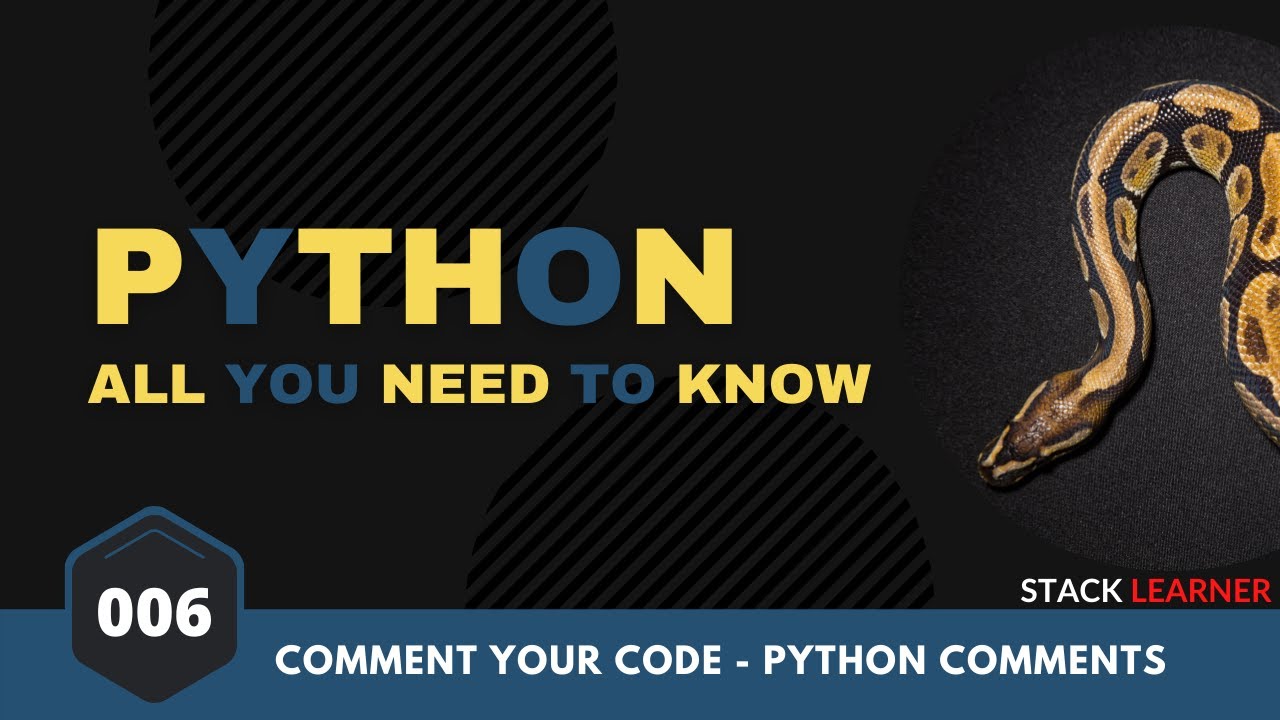 006. Python Comments | Python All You Need to Know | Python Bangla Tutorial