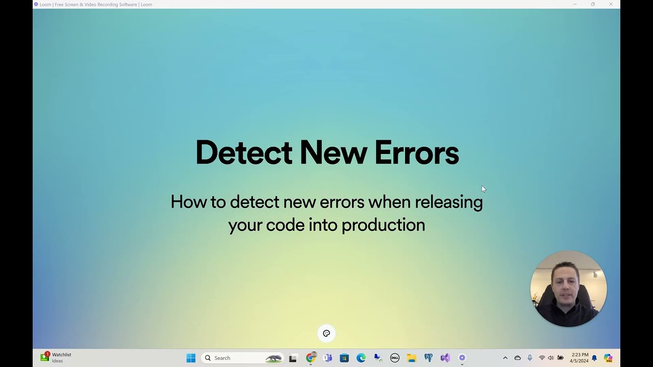 How to detect new errors in production