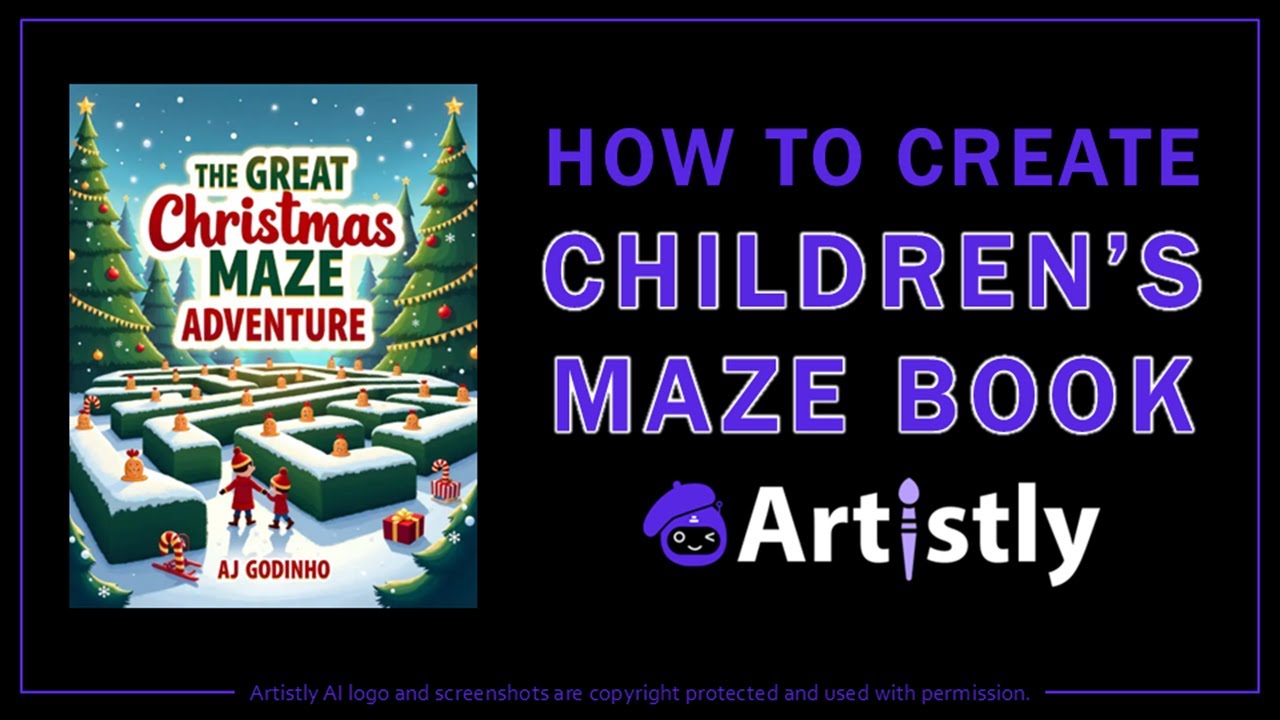 How to Create Children's Maze Puzzle Book Artistly AI