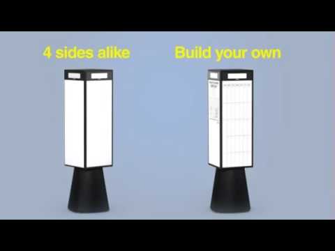 Building Product: RotoCube® Rotating Magnetic Bulletin Towers [102ac5e ...