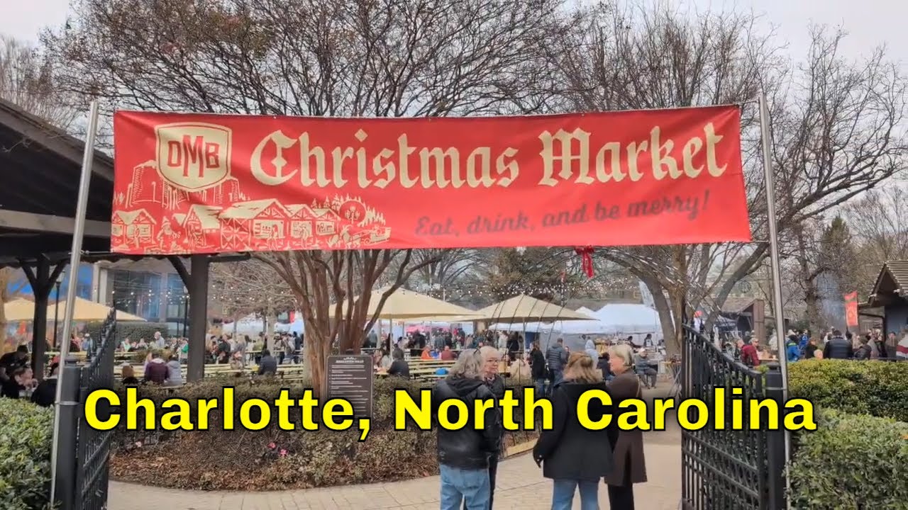 Visiting the Christmas Market at Olde Mecklenburg Brewery - Charlotte, NC