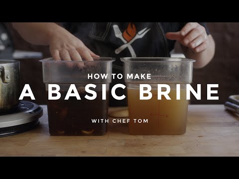 How to Make a Basic Brine | Easy All-Purpose Brining Recipe for Juicy Meat