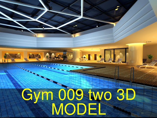 Gym 009 two 3D Model - FlatPyramid