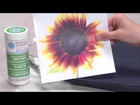 Photo Transfer Techniques with Martha Stewart Crafts Decoupage