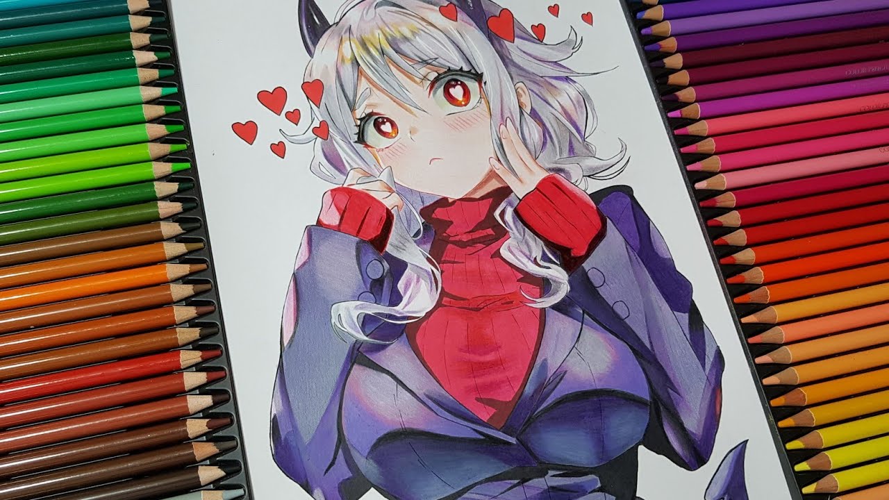 Drawing - MODEUS | Helltaker Game ( HoaF Art )