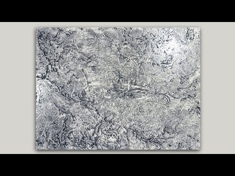Painting Visual Texture with Acrylics - Abstract Background Acrylic Painting Demonstration