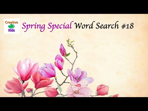 Creative Kids - Word Search Puzzle # 18 about Spring!