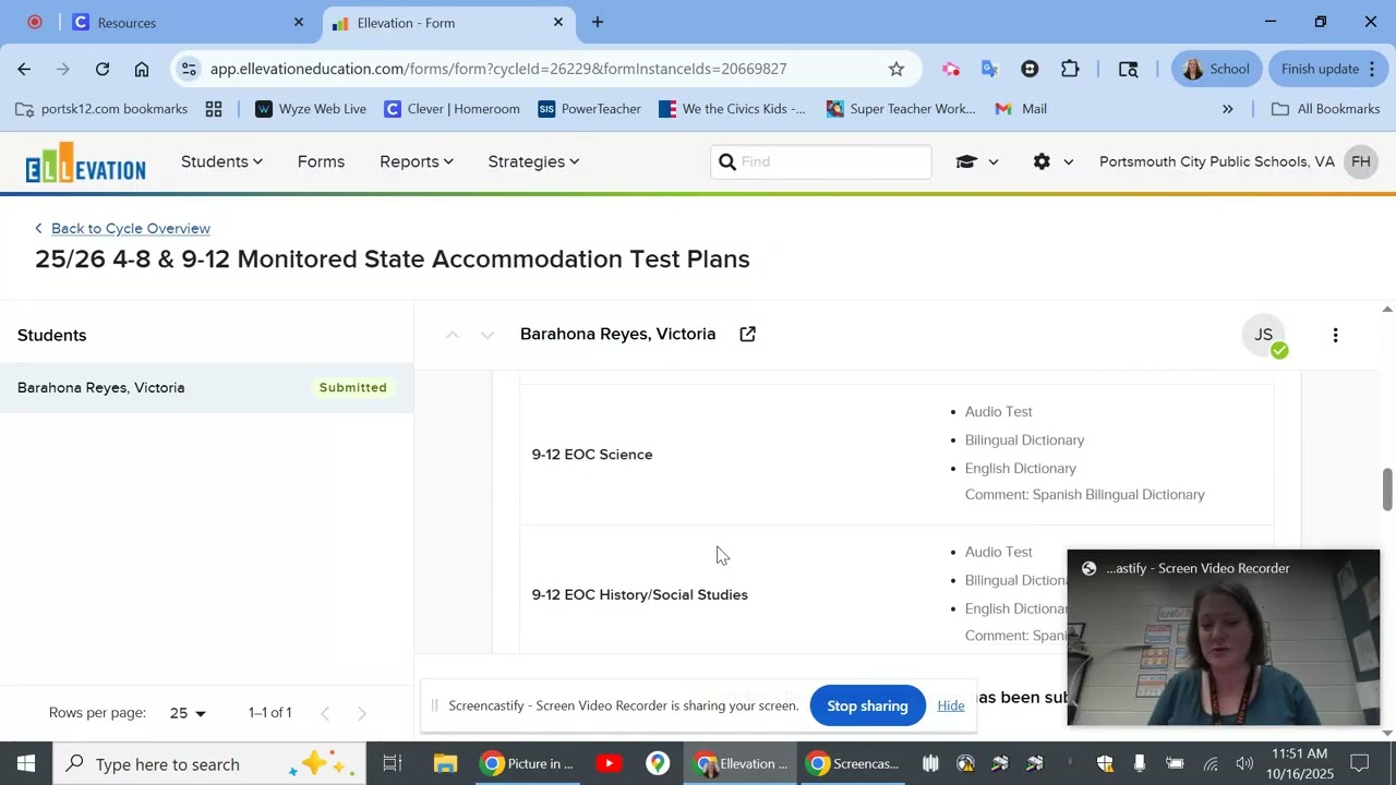 Ellevation - Teacher Feedback Form
