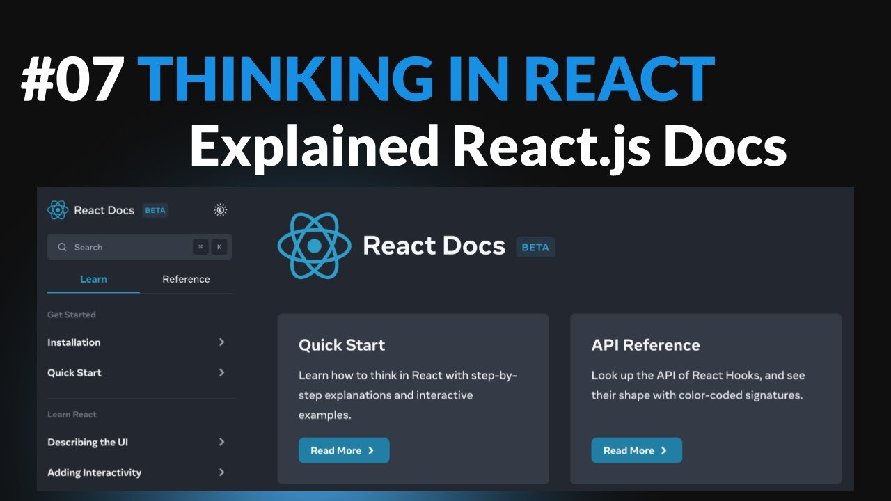 Thinking in React - Explained React.js Docs #07