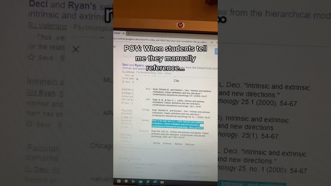 MASSIVE REFERENCING HACK | Essay Hacks | How to reference | Harvard referencing | uni meme