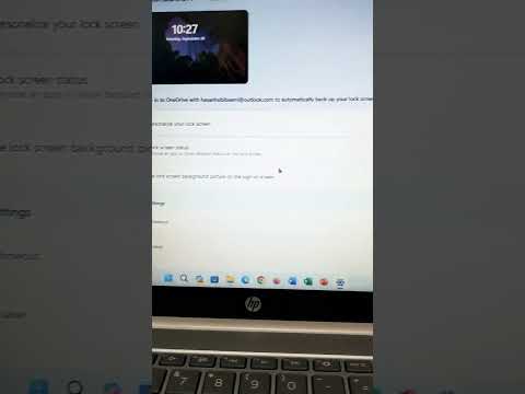 How to Change Lock Screen Picture in Laptop windows 11- 2024 #hp #laptop
