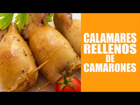 Calamares Rellenos de Camarones.