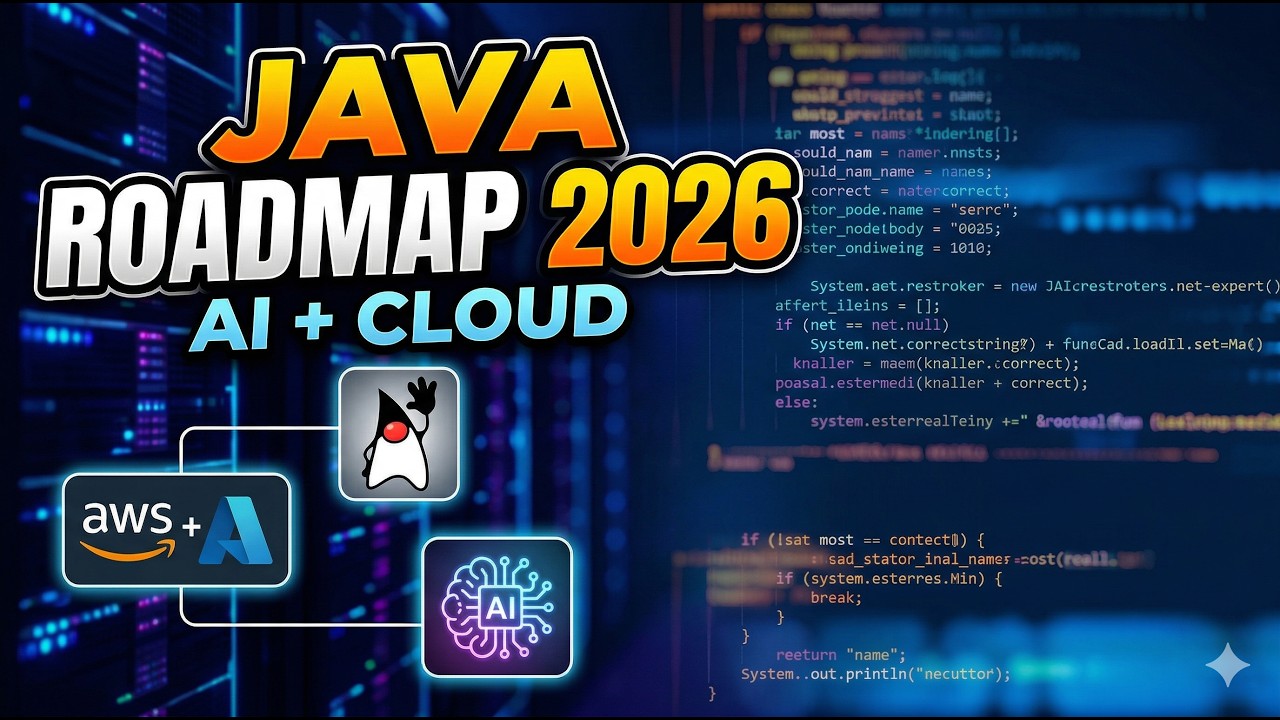 #Java Full Stack Developer Roadmap 2026 | #Cloud, #AI & #Microservices