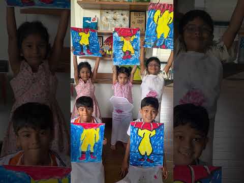 We hosted a Kids Painting workshop at our studio!
