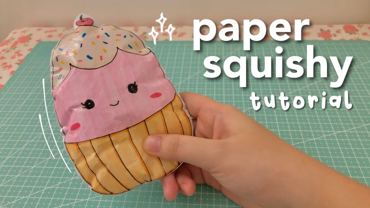 How to make paper squishies | step by step tutorial