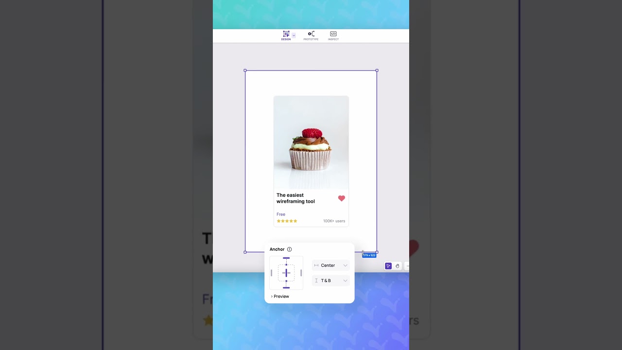Tooltips: Using anchor to edit faster in Visily