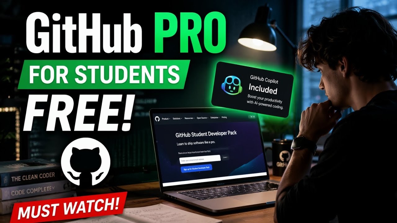How to create GitHub Account | Free GitHub Pro for Students 🤫| Student Pack GitHub 
