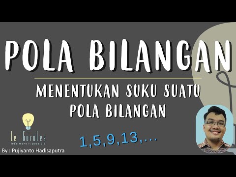Pola bilangan (1) - Mencari suku suatu pola bilangan - Matematika SMP