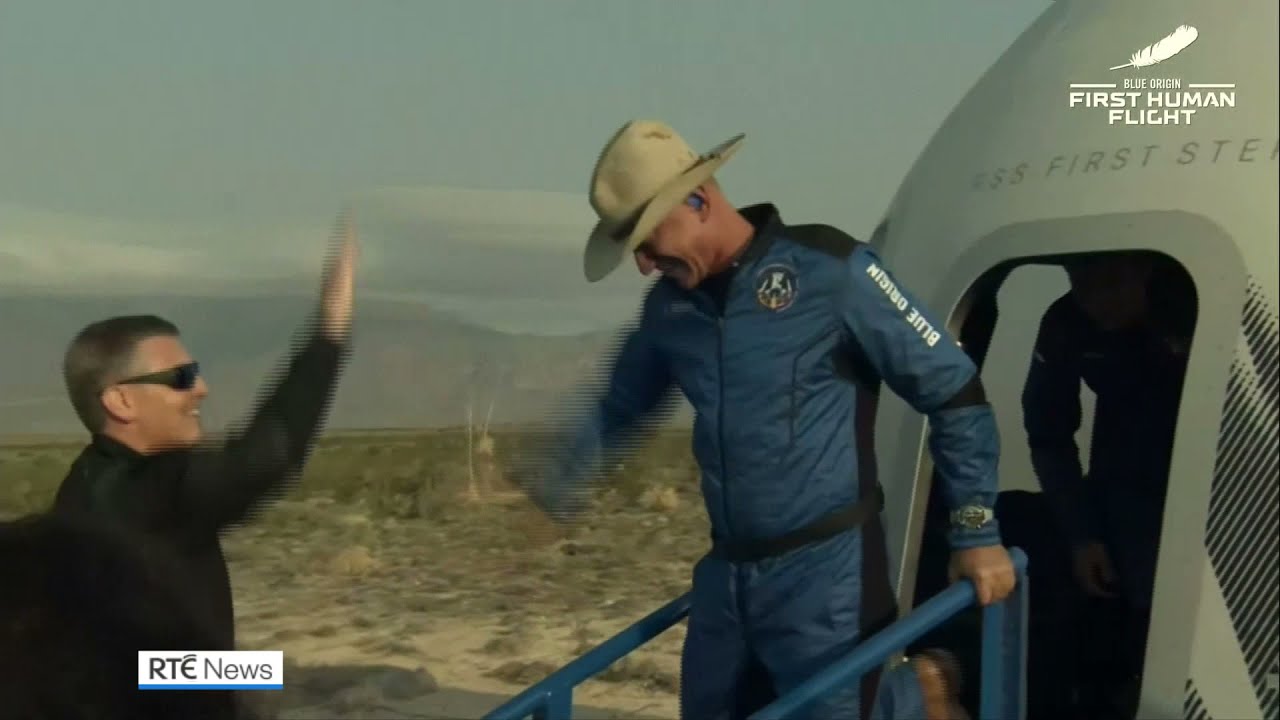 Amazon boss Jeff Bezos travels to space and back