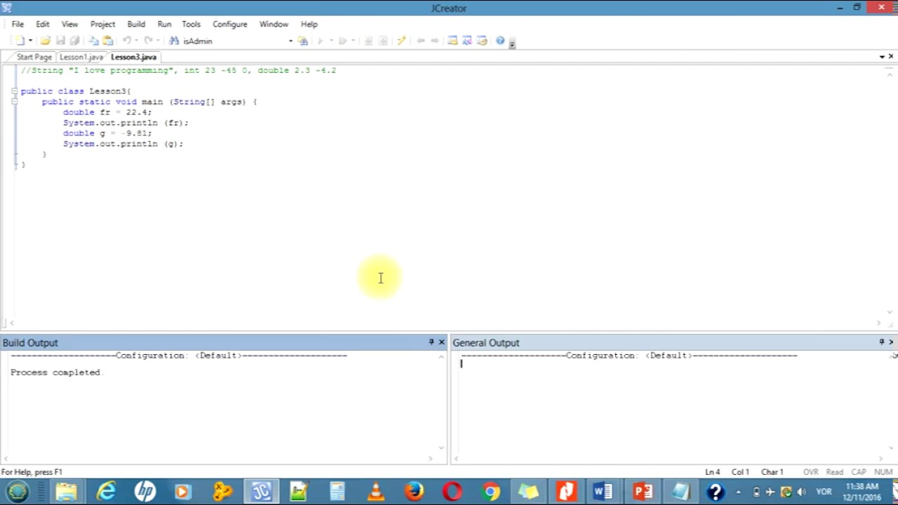 Java Tutorial - Lesson #3 (Java Variable and Data Types)