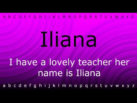 Here I will teach you how to pronounce 'Iliana' with Zira.mp4