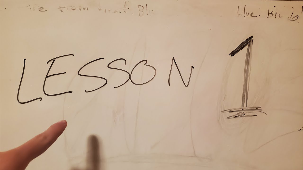 Programming Lesson 1 -  Commanding A Motor To Spin