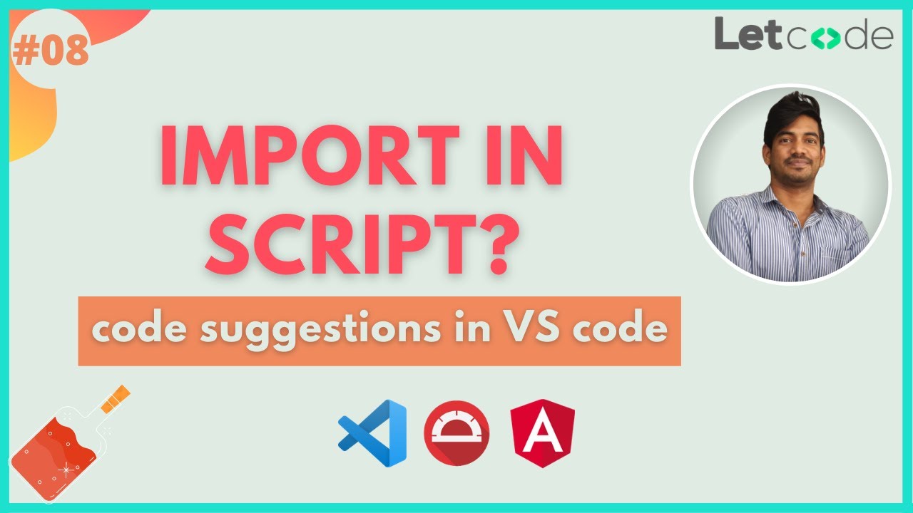 How to use import/code suggestion in VS Code [Protractor tutorial] | LetCode