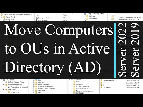 How to move Computers and Devices to Organizational Units (OU) in Active Directory (AD)