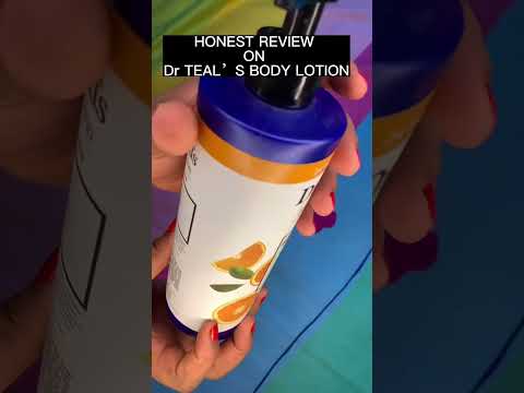 Review on the Dr Teal’s Body Lotion #youtubeshorts #reviews #review #skincareproducts