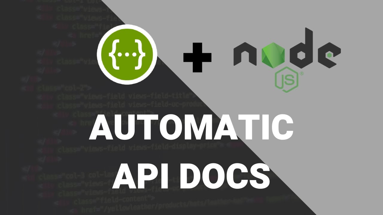 Automatic Swagger Documentation with Node & Express