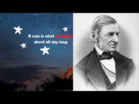 Positive Quotes in Spanish and English by Ralph Waldo Emerson