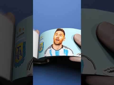 Lionel Messi Goal FlipBook #messi #flipbook #shorts