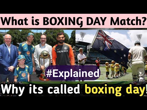 Why its named Boxing Day Test match?