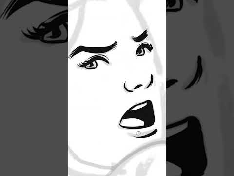 Process: DIGITAL INKING of a COMIC BOOK page.