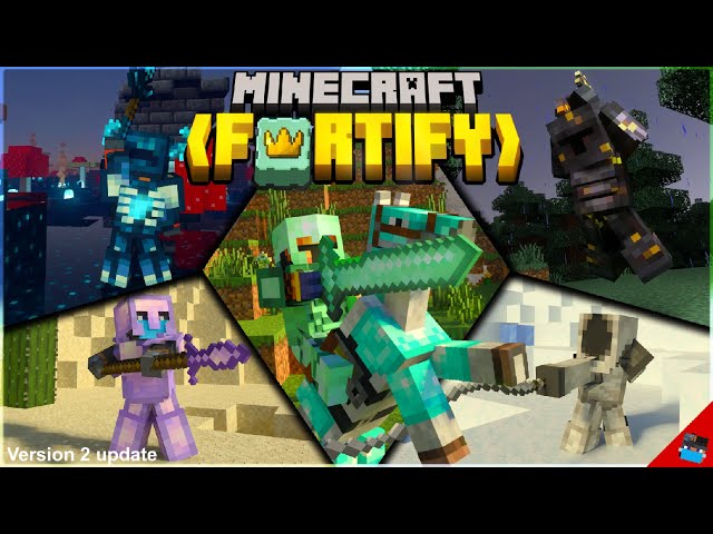 [𝗠𝐢𝐧𝐞𝐜𝐫𝐚𝐟𝐭 𝗣𝗘/𝗕𝗘] 𝗠𝗶𝗻𝗲𝗰𝗿𝗮𝗳𝘁 𝗙𝗼𝗿𝘁𝗶𝗳𝘆 – 𝗮𝗻 𝗔𝗿𝗺𝗼𝗿, 𝗧𝗼𝗼𝗹𝘀, & 𝗪𝗲𝗮𝗽𝗼𝗻𝘀 𝗔𝗱𝗱𝗼𝗻! Minecraft Mod