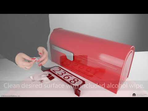 How to Assemble and Install Manhattan Address Plaque (Item# 3460B-10)